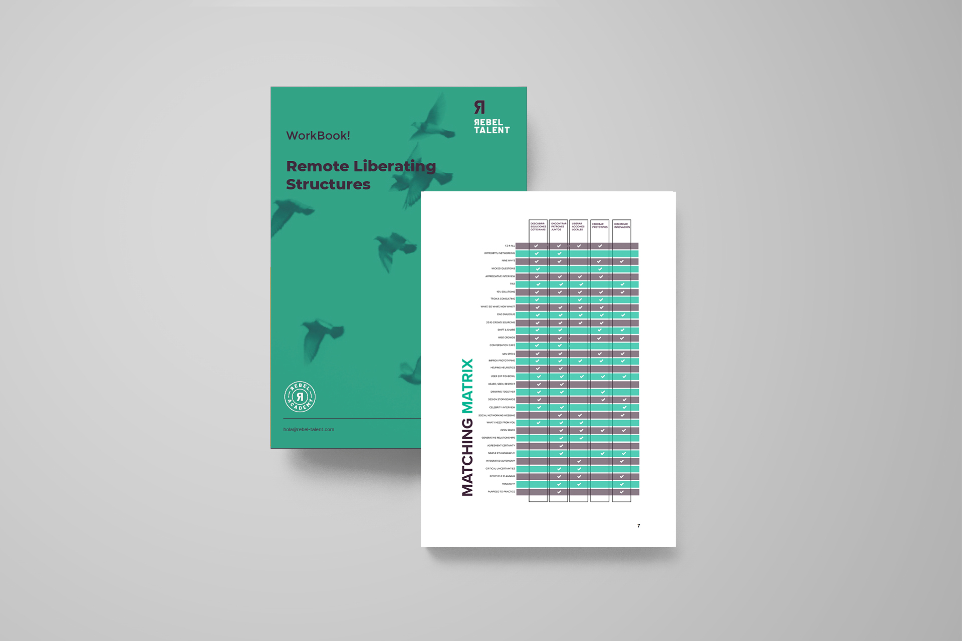 WorkBook Remote Liberating Structures - Rebel Talent